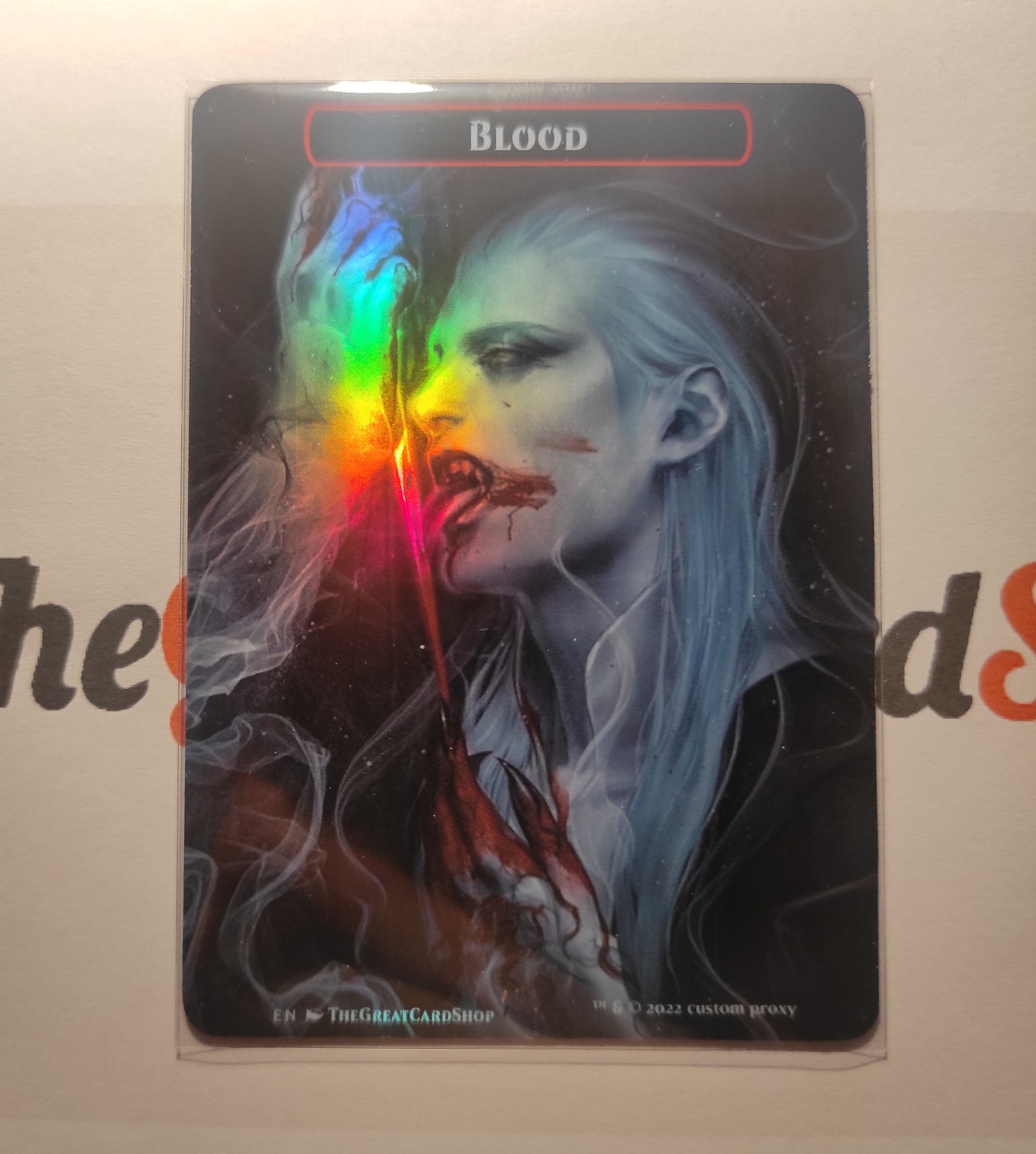 Magic Blood Token Full Art Karte - Etsy.de