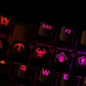 Diablo 4 Keycap Set | Custom Keycap | Mechanical Keyboard | Unique ...