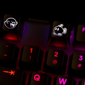 Mario Keycap Set, Artisan Keycaps, Custom Keys for Cherry MX Keyboard ...
