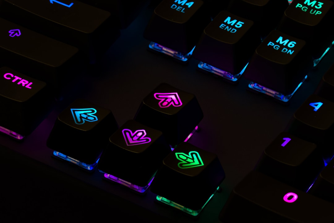 DDR Arrow Keycap Set, Artisan Keycaps, Custom Keys for Cherry MX ...