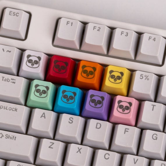 Panda Keycap Custom Keycaps for Mechanical Keyboard Cherry | Etsy