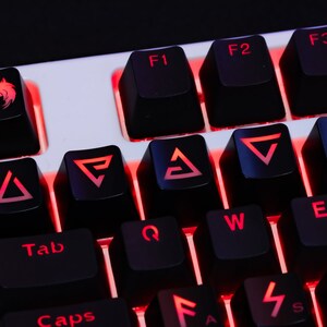 Witcher Keycap Set Custom Keycap Mechanical Keyboard Unique Gamer Gifts ...