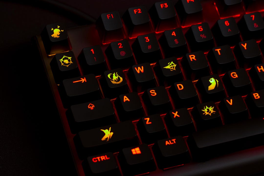 Marvel Rivals Backlit Keycap Set, Artisan Keycaps, Custom Keys for ...