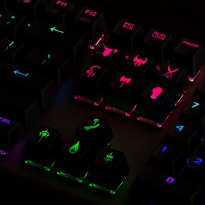 Dungeons and Dragons Keycap Set, Artisan Keycaps, Custom Keys for ...