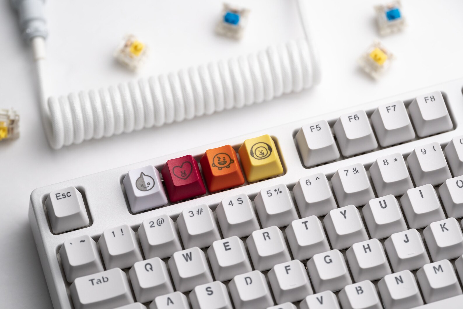 BT21 Character Keycaps BTS Army Custom Kawaii Keycaps - Etsy