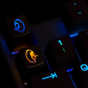 Portal Keycap Set, Artisan Keycaps, Custom Keys for Cherry MX Keyboard ...