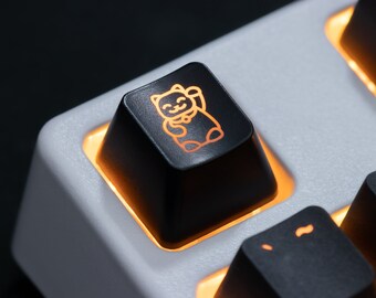 Lucky Cat Artisan Keycap for Cherry MX Mechanical Gaming Keyboard - Etsy