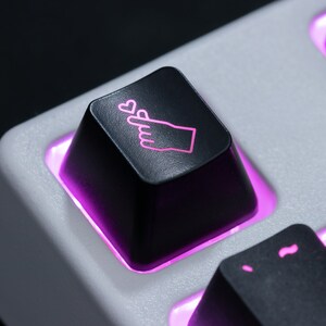 Heart Sign Keycap | Valentines Day Gift | Custom Keycaps for Mechanical ...