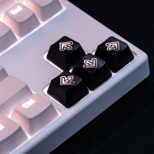 DDR Arrow Keycap Set, Artisan Keycaps, Custom Keys for Cherry MX ...