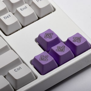 DDR Arrow Keycap Set, Artisan Keycaps, Custom Keys for Cherry MX ...