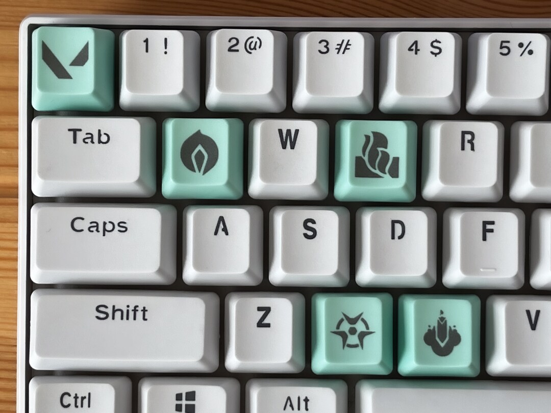 Valorant Agent Ability Keycap Set, Artisan Keycaps, Custom Keys for ...