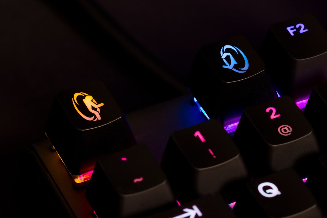 Portal Keycap Set, Artisan Keycaps, Custom Keys for Cherry MX Keyboard ...