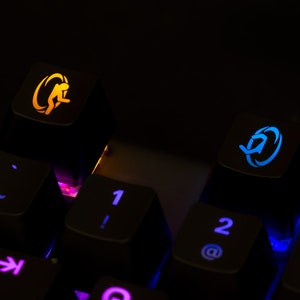 Portal Keycap Set, Artisan Keycaps, Custom Keys for Cherry MX Keyboard ...