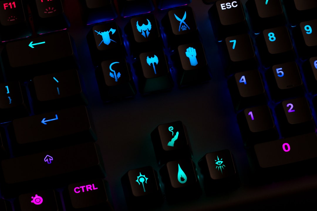 Dungeons and Dragons Keycap Set, Artisan Keycaps, Custom Keys for ...