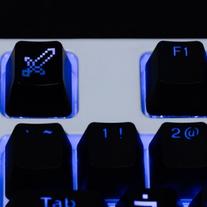 Minecraft Keycap Set | Standard Galactic Alphabet | Custom Keycaps ...