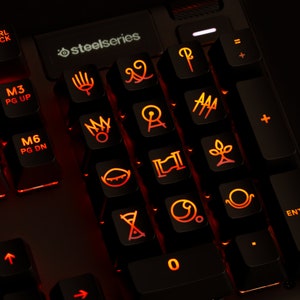 FFXIV "the Twelve" Keycap Set, Artisan Keycaps, Custom Keys for Cherry ...