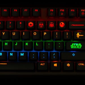 Star Wars Keycap Set, Artisan Keycaps, Custom Keys for Cherry MX ...