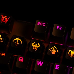 Diablo 4 Keycap Set | Custom Keycap | Mechanical Keyboard | Unique ...