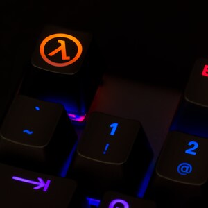 Half Life Keycap | Custom Keycaps | Mechanical Keyboard | Unique Gamer ...