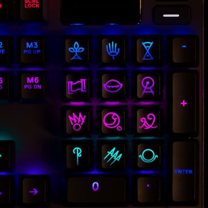FFXIV "the Twelve" Keycap Set, Artisan Keycaps, Custom Keys for Cherry ...