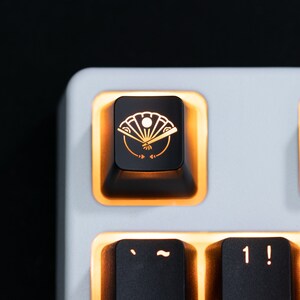 Japanese Fan Keycap | Custom Keycaps for Mechanical Keyboard | Cherry ...
