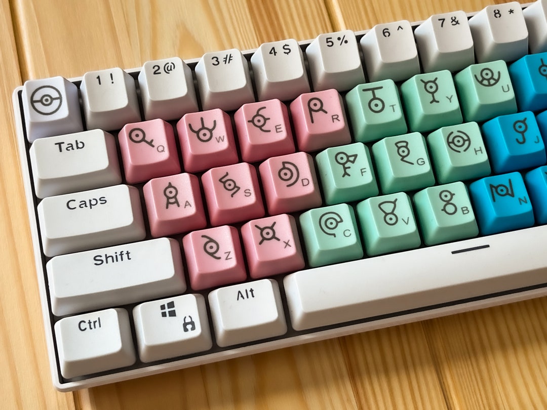 Unown Keycap Set - Etsy Australia