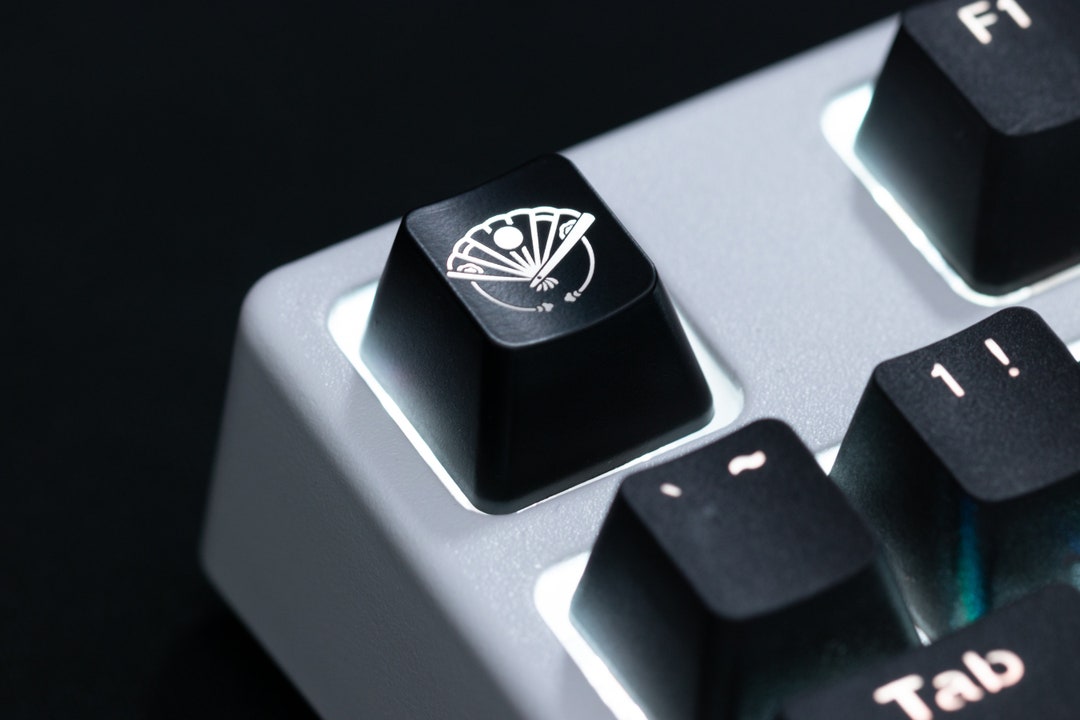 Japanese Fan Keycap | Custom Keycaps for Mechanical Keyboard | Cherry ...