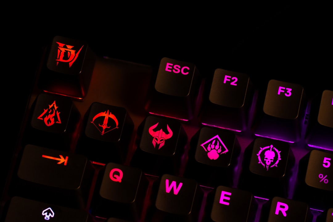 Diablo 4 Keycap Set | Custom Keycap | Mechanical Keyboard | Unique ...
