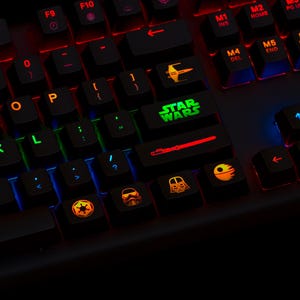 Star Wars Keycap Set, Artisan Keycaps, Custom Keys for Cherry MX ...