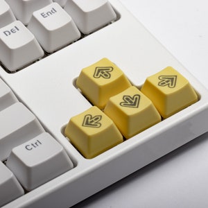 DDR Arrow Keycap Set, Artisan Keycaps, Custom Keys for Cherry MX ...