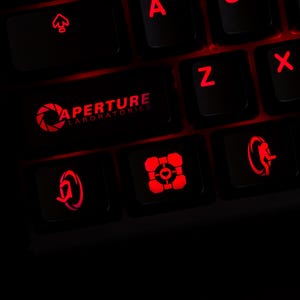 Portal Keycap Set, Artisan Keycaps, Custom Keys for Cherry MX Keyboard ...