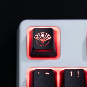 Japanese Fan Keycap | Custom Keycaps for Mechanical Keyboard | Cherry ...