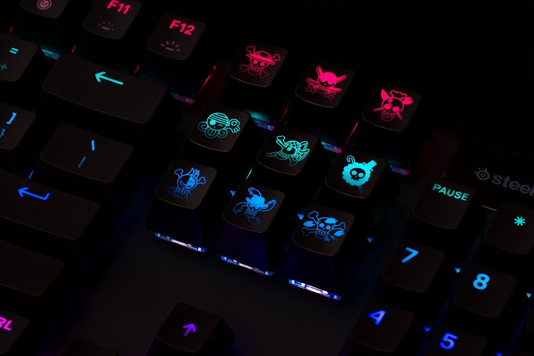 One Piece Keycap Set, Artisan Keycaps, Custom Keys for Cherry MX ...