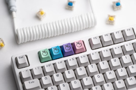 Peach Keycap Custom Keycaps for Mechanical Keyboard Cherry - Etsy