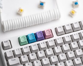 Kawaii Rabbit Carrot Cute Keycap Inspired Resin Artisan Handmade Keycap ...