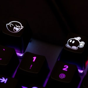 Mario Keycap Set, Artisan Keycaps, Custom Keys for Cherry MX Keyboard ...
