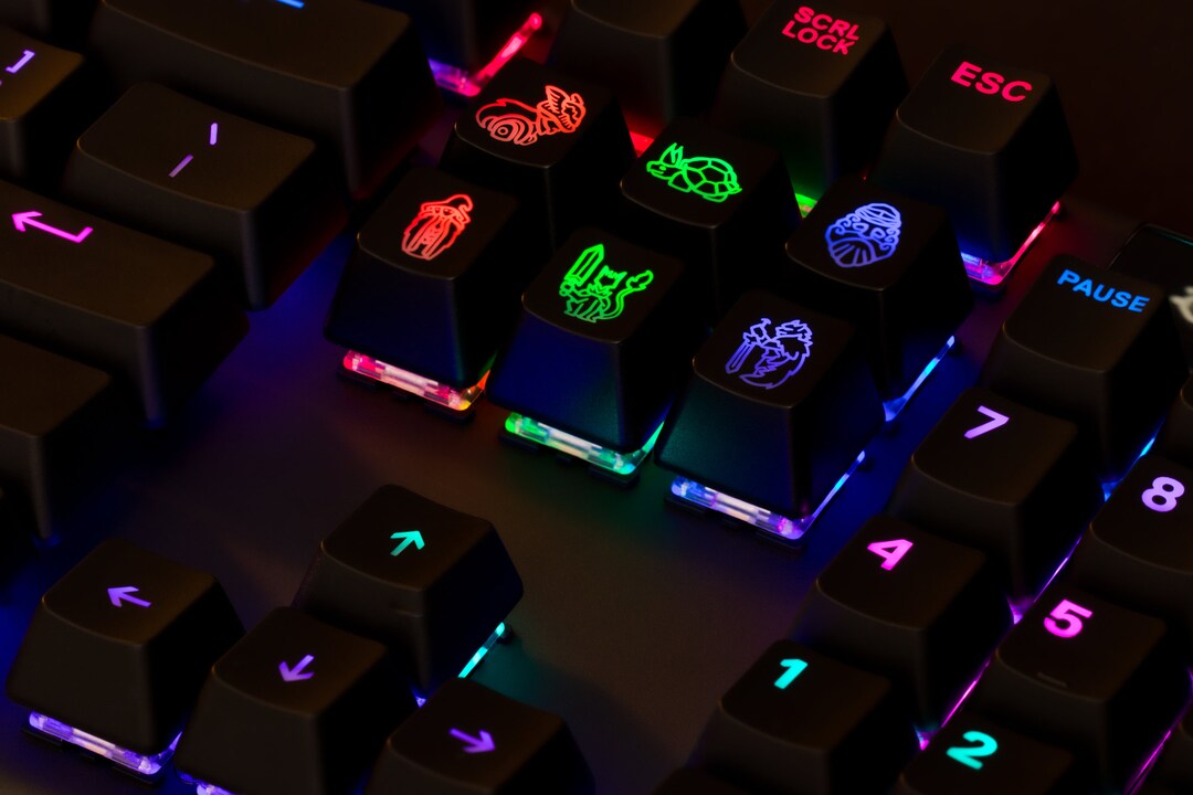 Elden Ring Keycap Set Custom Keycap Mechanical Keyboard Unique Gamer ...