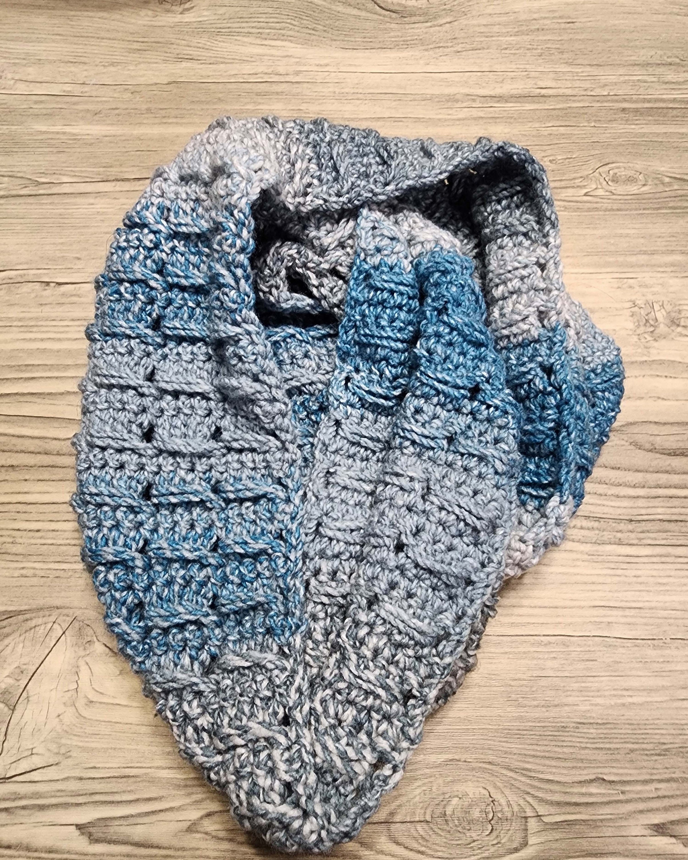 Double Cross Infinity Scarf Crochet Pattern, PDF Pattern, Circle Scarf ...