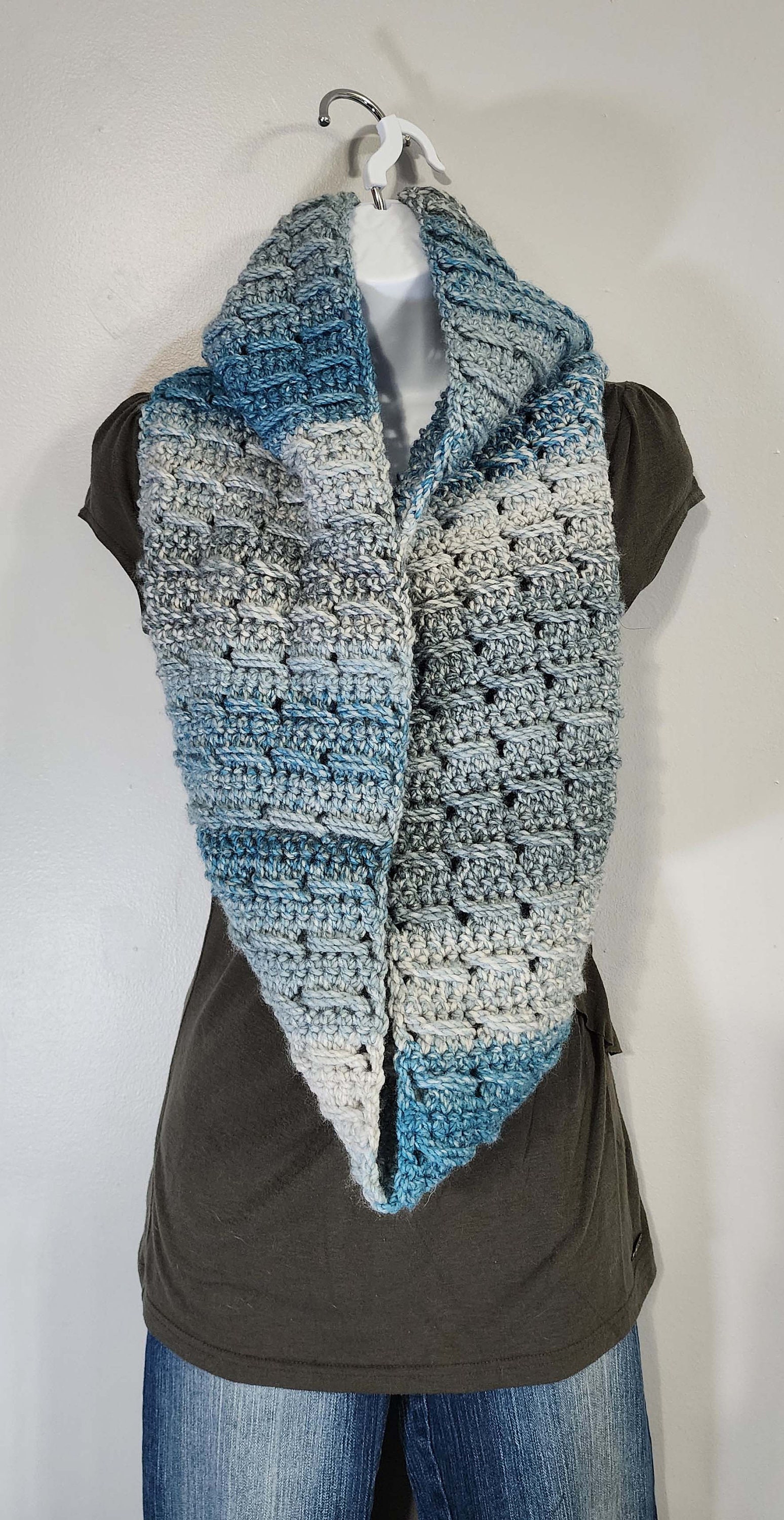 Double Cross Infinity Scarf Crochet Pattern, PDF Pattern, Circle Scarf ...