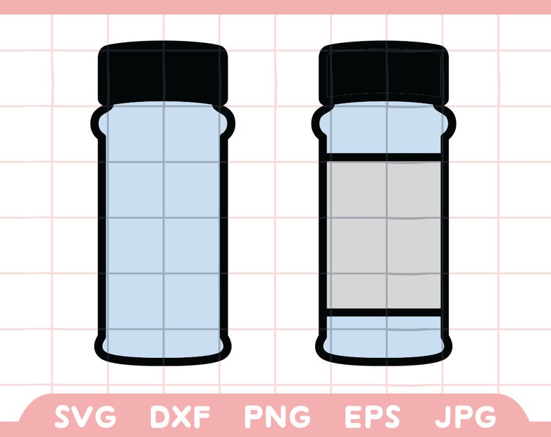 Glitter Shaker Bottle Svg, SVG Files for Cricut, SVG Files for ...