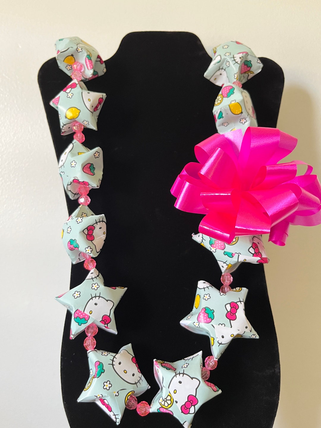 Mint Blue Hello Kitty Graduation Lei - Star Lei - Etsy
