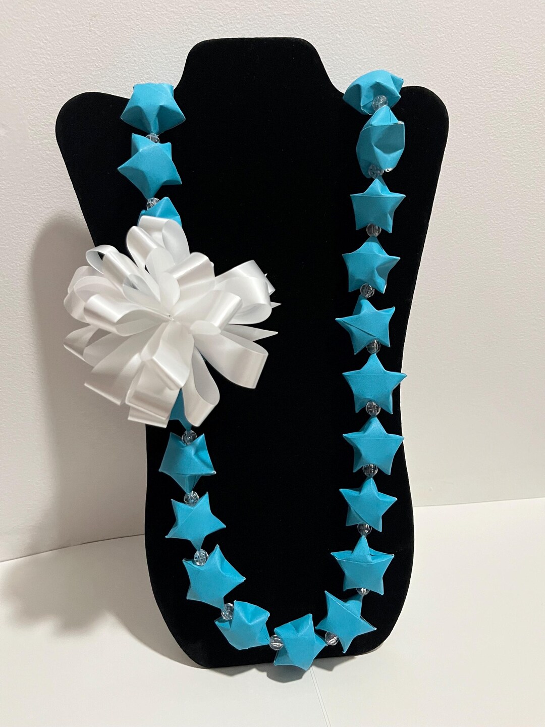 Blue Origami Star Graduation Lei - Etsy