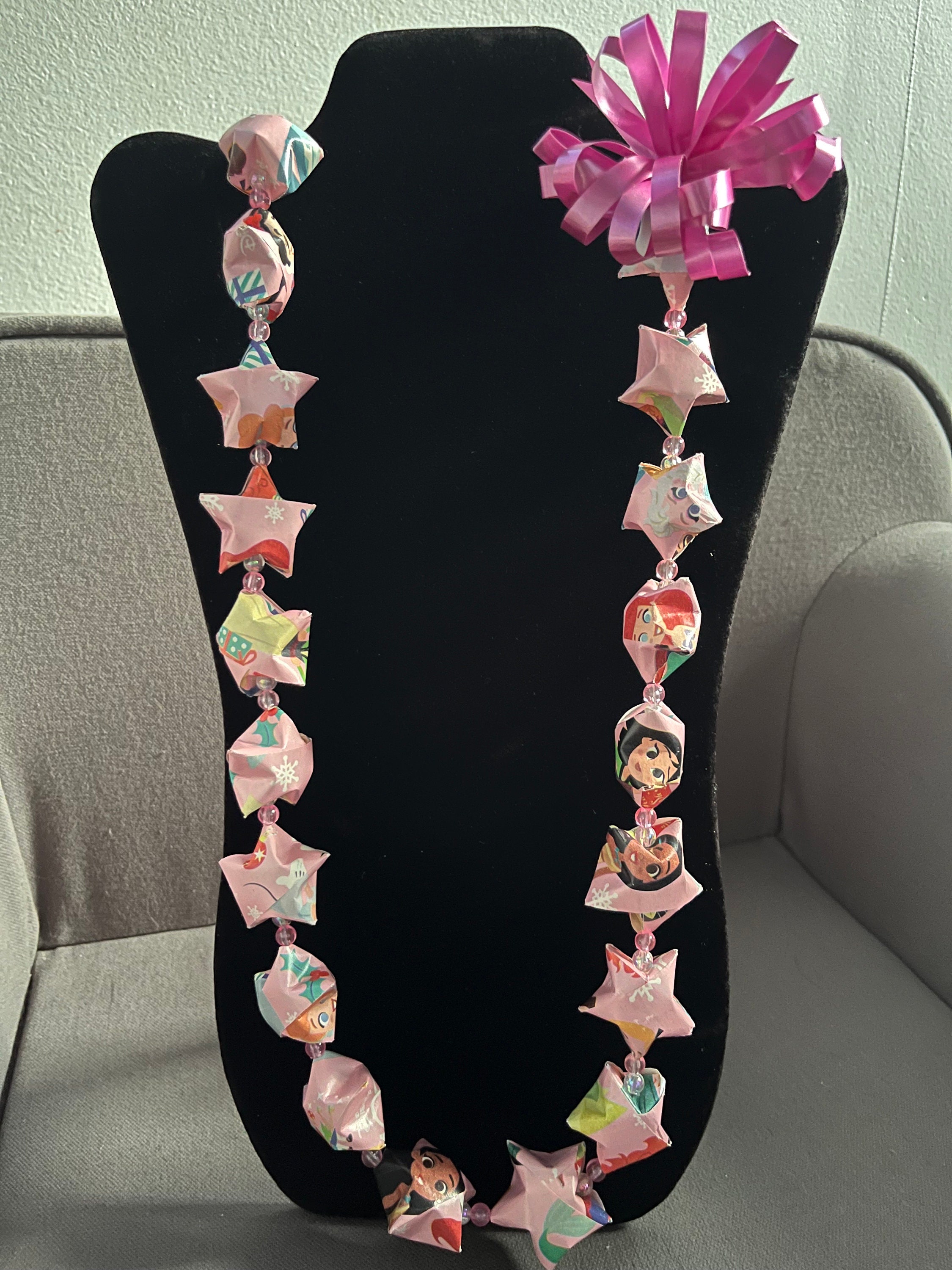 Pink Disney Princesses Graduation Star Lei - Etsy