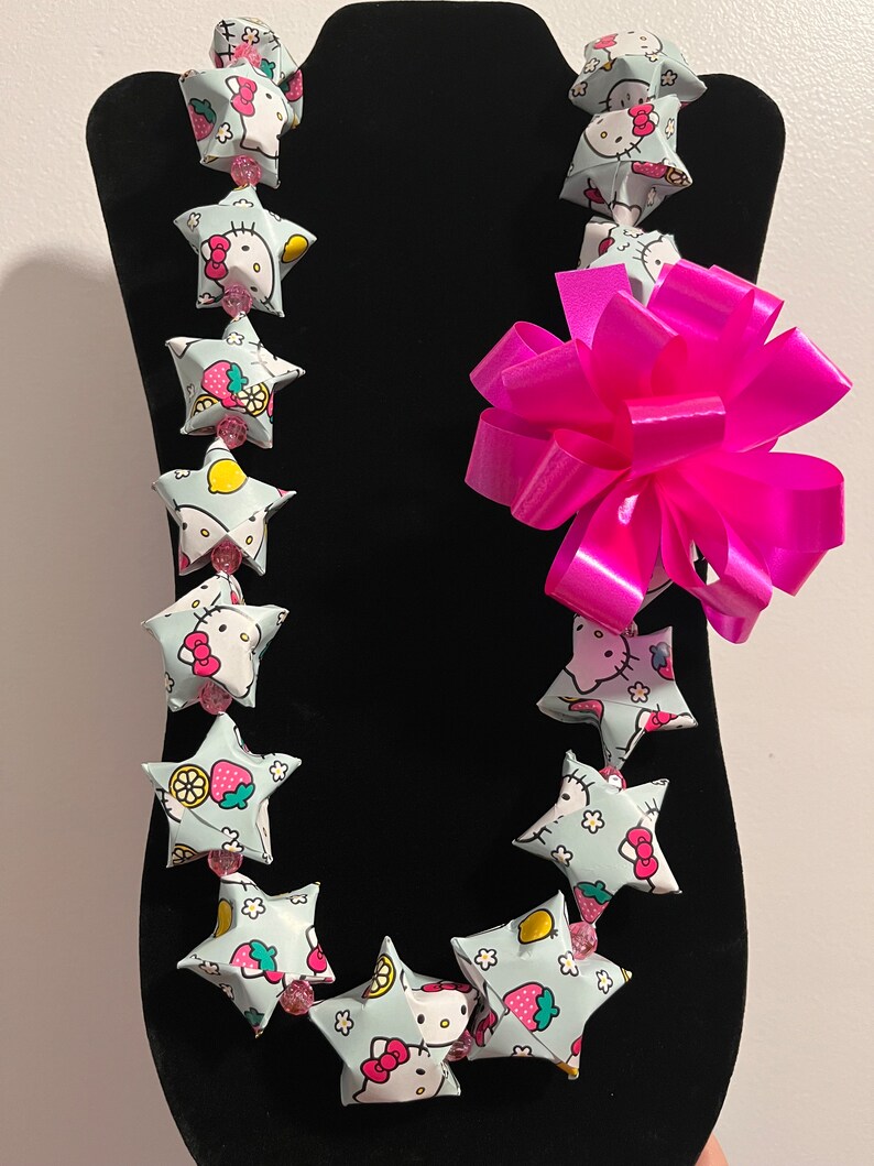 Mint Blue Hello Kitty Graduation Lei Star Lei - Etsy