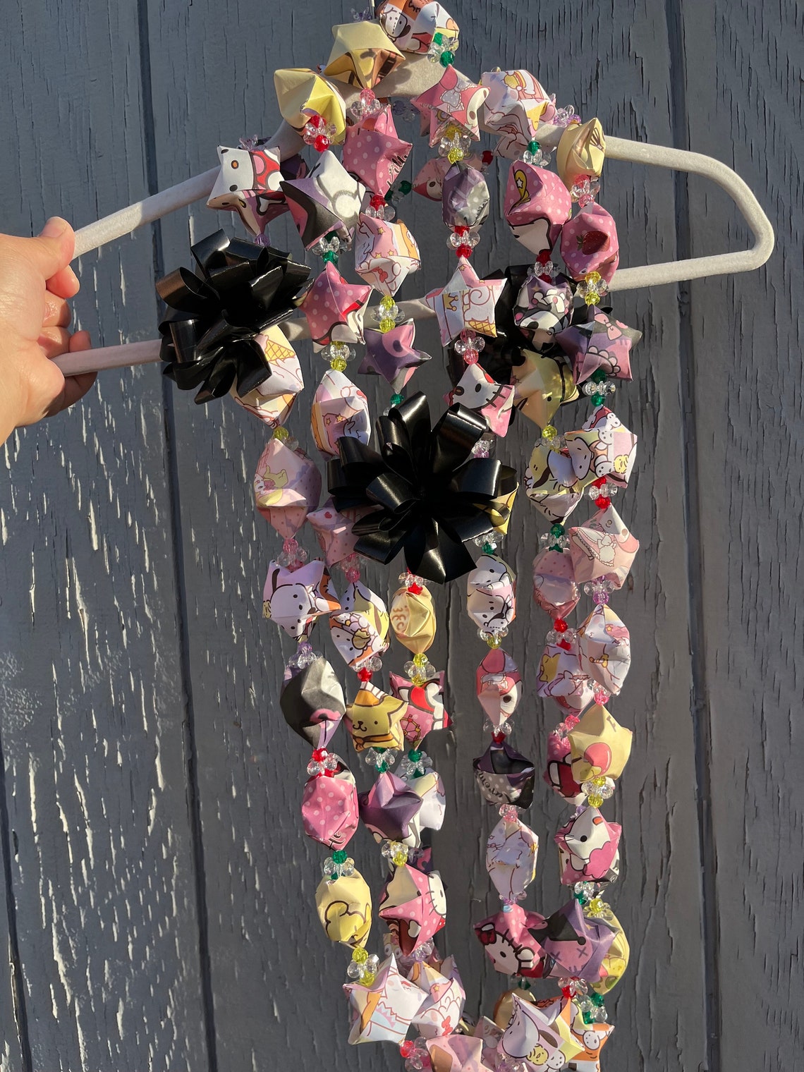 Hello Kitty and Friends Graduation Lei With Sunburst Beads Star Lei - Etsy