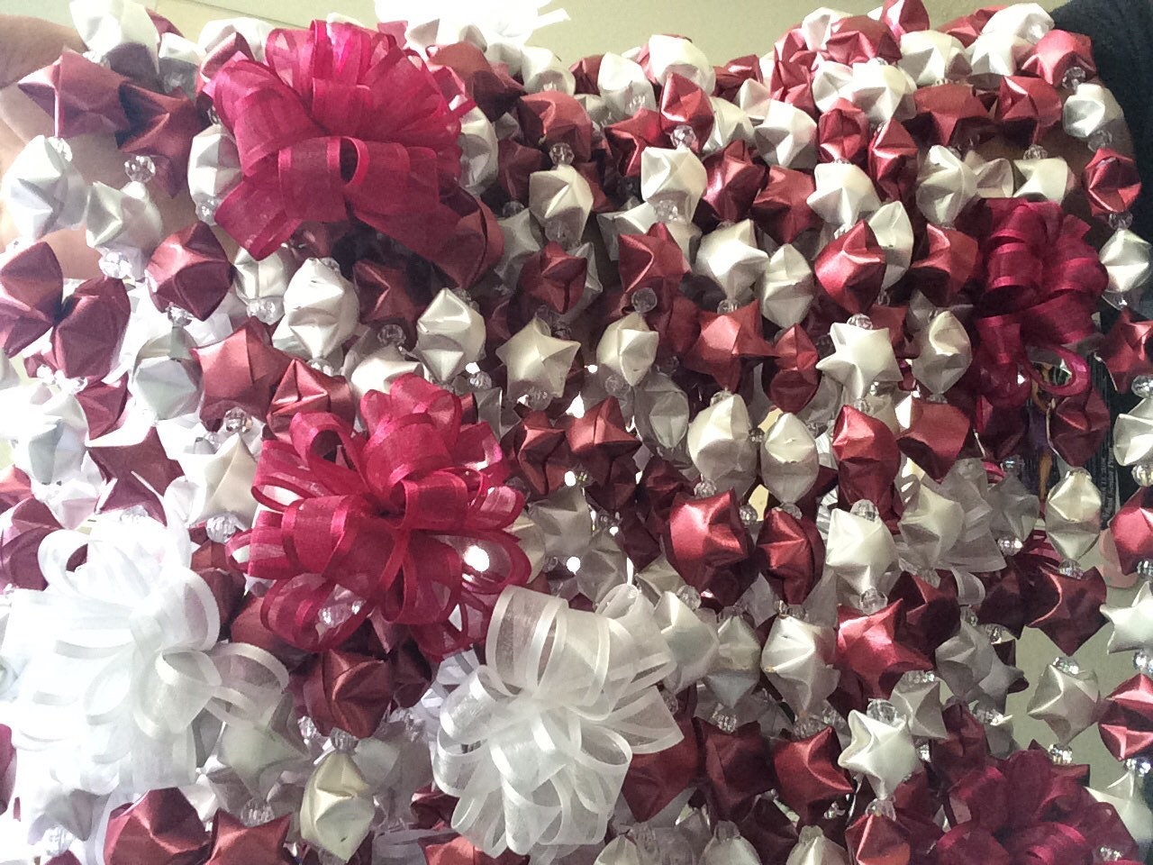 Graduation Lei Big Origami Star Lei - Custom Colors - Etsy