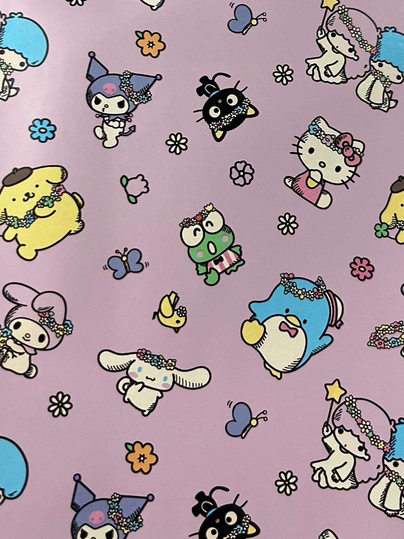 Pink Hello Kitty and Friends Graduation Lei With Pink Beads Star Lei - Etsy