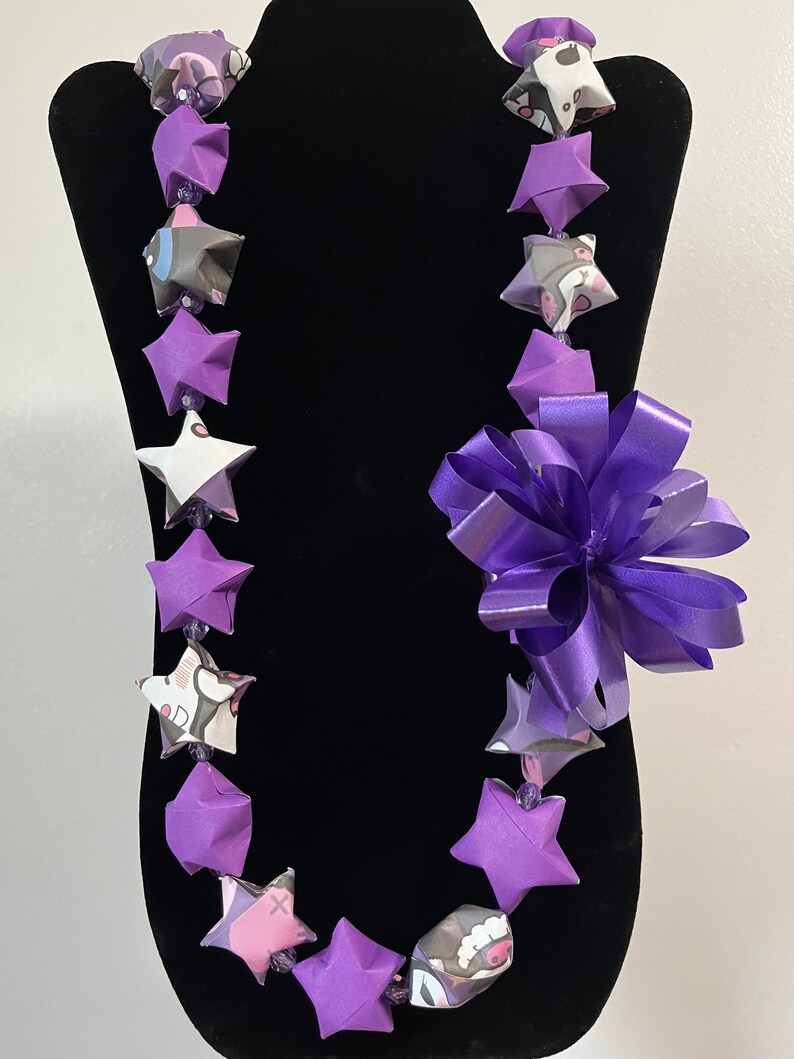 Purple Kuromi Combo Sanrio Graduation Lei Star Lei - Etsy