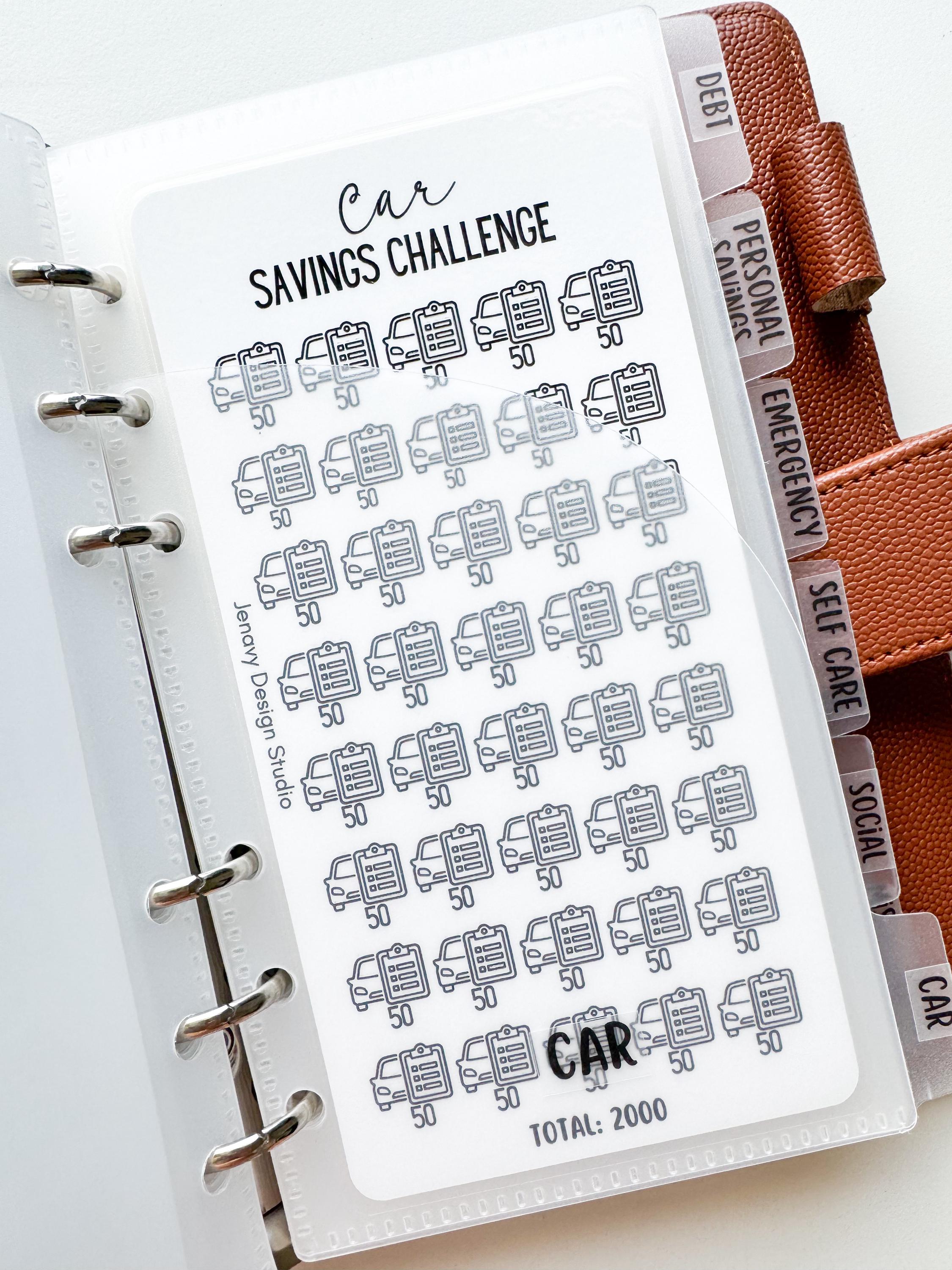 Essential Sinking Funds Savings Challenge Binder | A6 Personal ...