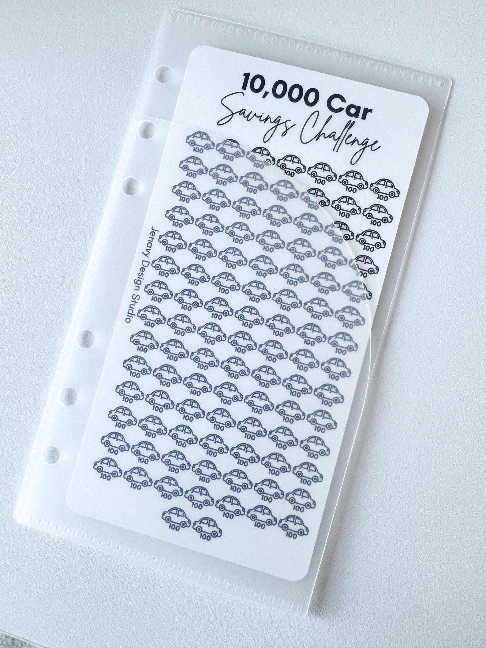10k Car Savings Challenge Tracker for A6 Budget Binder for Maintenance ...